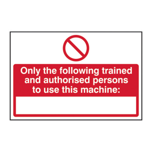 Centurion - Machine Safety / No Smoking & Prohibition / Safety Signs ...