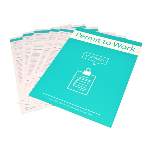 Centurion - Electrical Permit To Work Forms, A4, (Pack of 10)