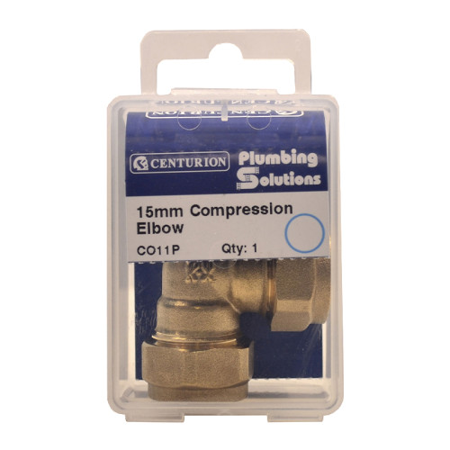 Centurion - Brass Compression Elbow, 15mm