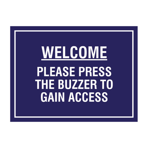 Centurion - Educational Sign: Welcome please press the buzzer to gain ... Centurion - Educational Sign: Welcome please press the buzzer to gain ...