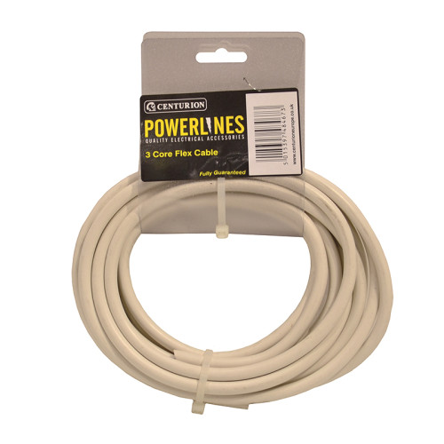 Centurion - 1.5mm 3 Core Round Flex Cable, 100m