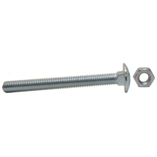 Centurion - Cup Square Carriage Bolts and Nuts, M10 x 100mm, Zinc Plated