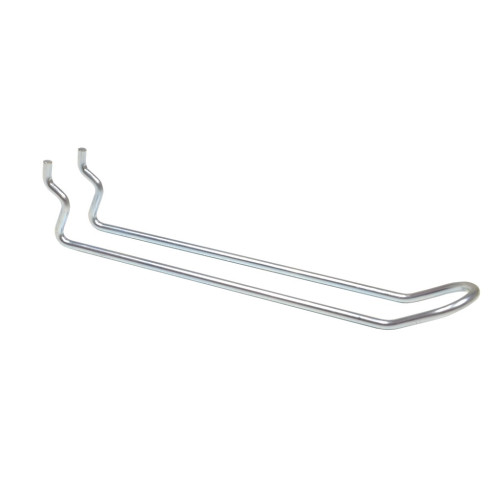 Centurion - Medium Duty Double Euroslot Pegboard Hook, 150mm, Zinc Plated