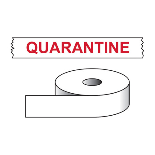 Centurion - Quarantine Tape, Pre-Printed Tape (50mm x 66m)