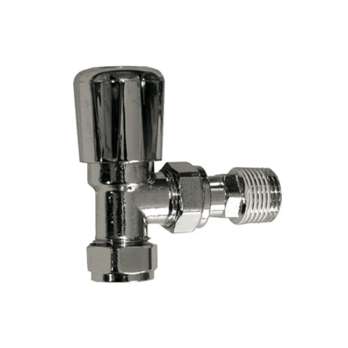 Centurion - Angled Chrome Radiator Valve