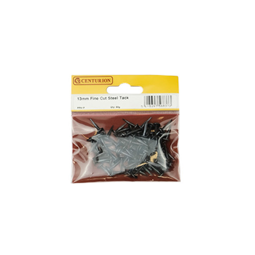 Centurion - Fine Cut Steel Tacks, 13mm, Black