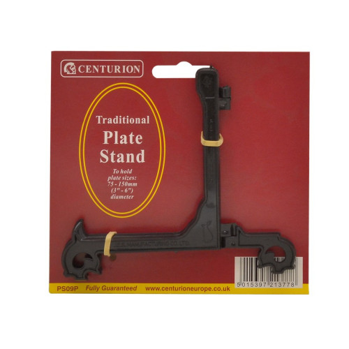 Centurion - Classic Plate Stand, 75mm - 150mm, Black