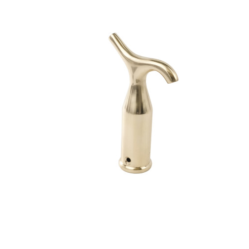 Centurion - Solid Brass Sash Pole Hook, Polished Brass, 125mm