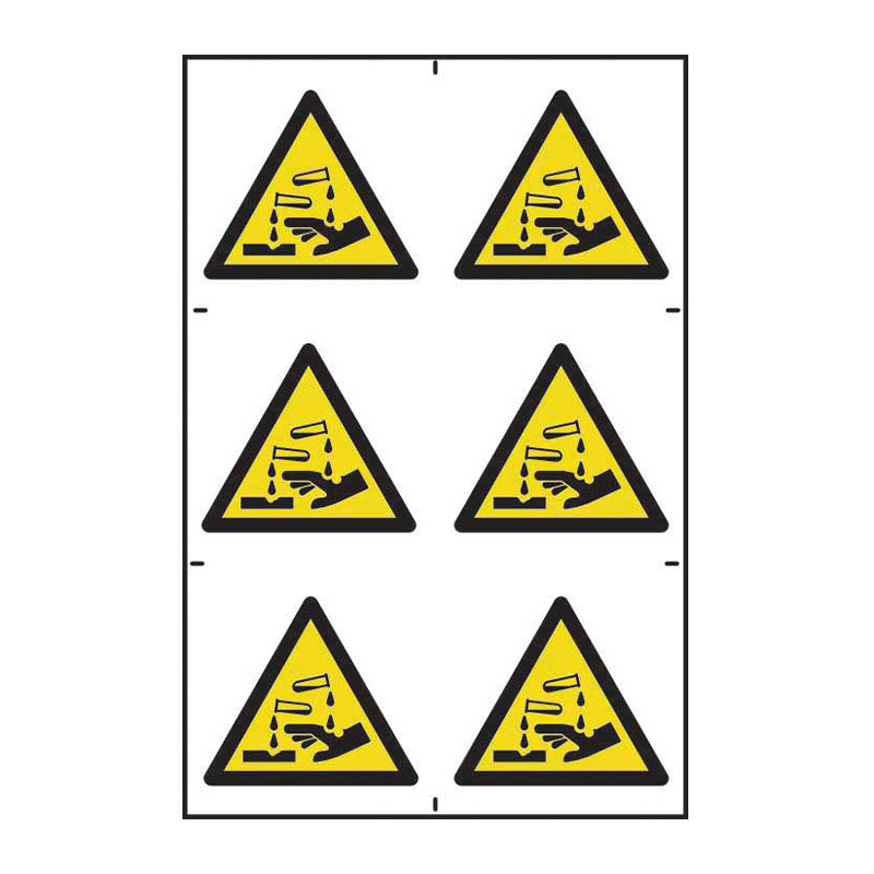 Centurion - Corrosive symbols - 1.2mm Recyclable PP (200 x 300mm)