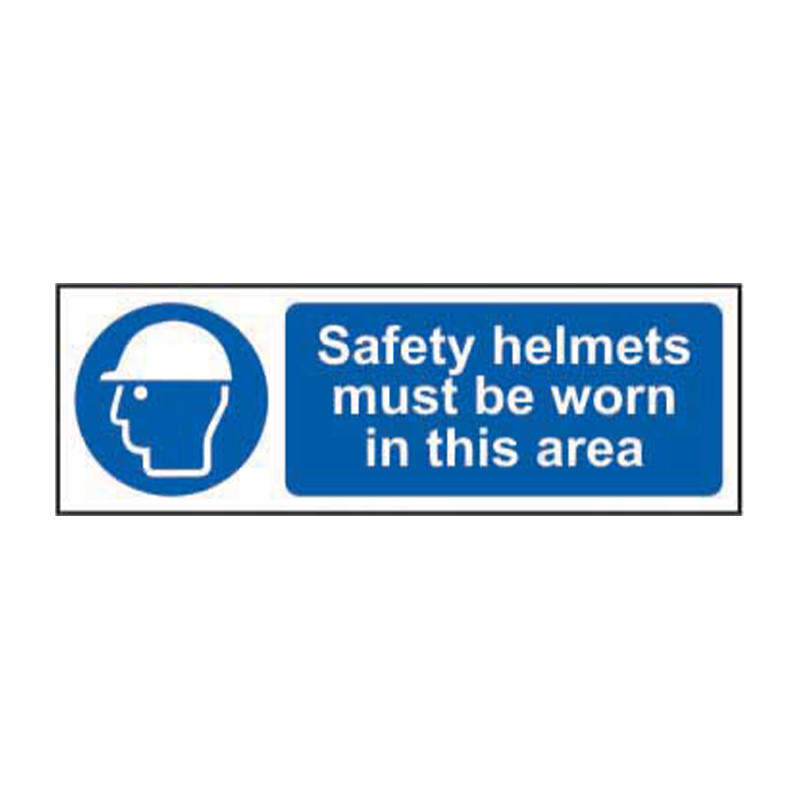 Centurion - 'Safety Helmets Must Be Worn In This Area' Sign, Self ...