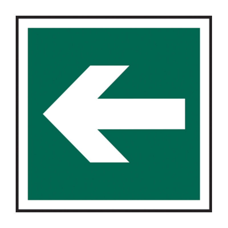 Centurion - 'Horizonal Arrow Symbol' Sign, Self-Adhesive Vinyl (150mm x ...