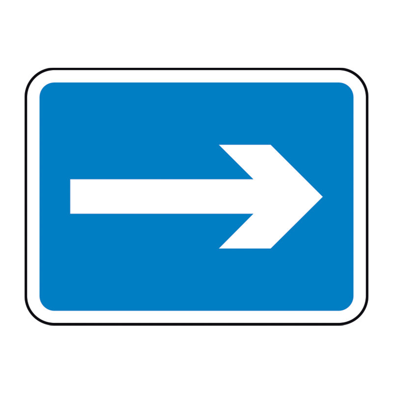 Centurion - 'Arrow Right Road' Sign, Aluminium Composite with channel ...