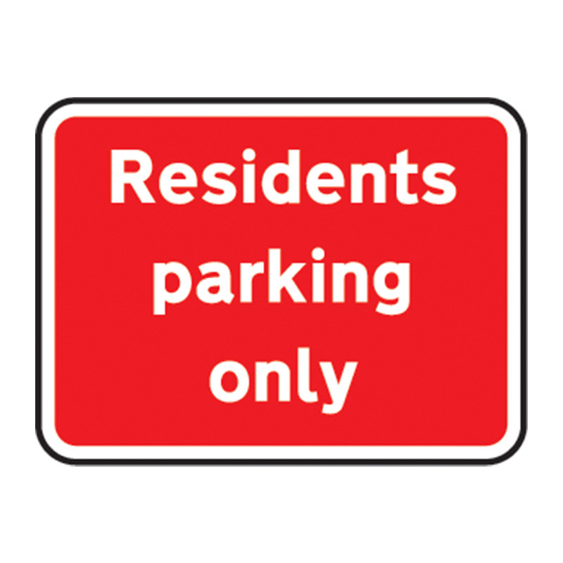 Centurion - 'Residents Parking Only' Road Sign, Aluminium Composite ...