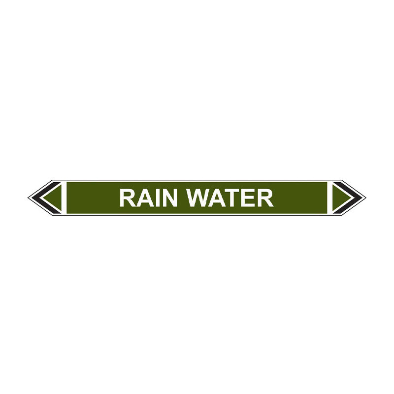 Centurion - 'Rain Water' Flow Marker, Self-Adhesive Polypropylene, 5 ...