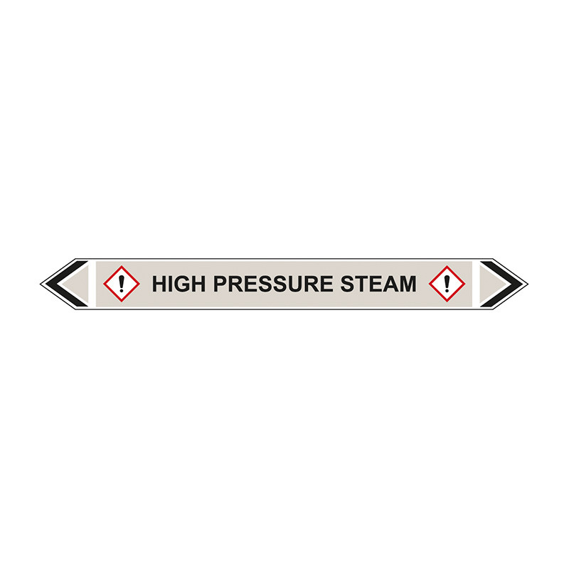 Centurion - 'High Pressure Steam' Flow Marker, Self-Adhesive ...
