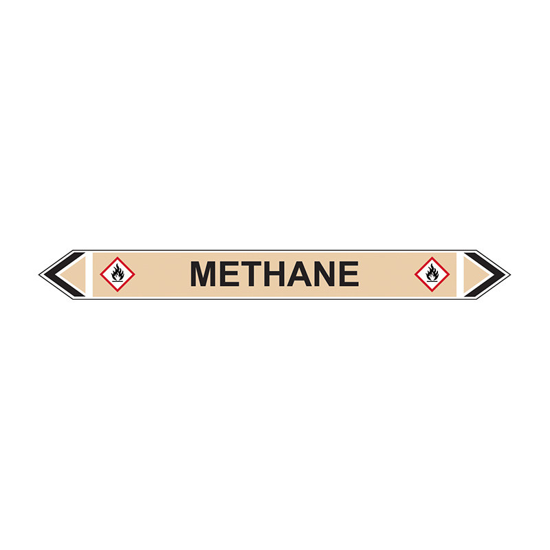 Centurion - 'Methane' Flow Marker, Self-Adhesive Polypropylene, 5 Pack ...