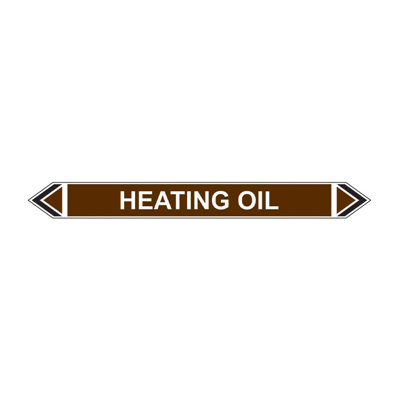 Centurion - 'Heating Oil' Flow Marker, Self-Adhesive Polypropylene, 5 ...