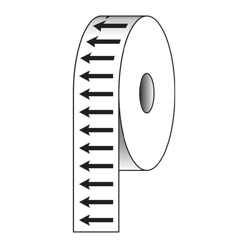 Centurion - 'Arrow' Pipeline Tape, Self-Adhesive Vinyl, Roll (50mm x 33m)