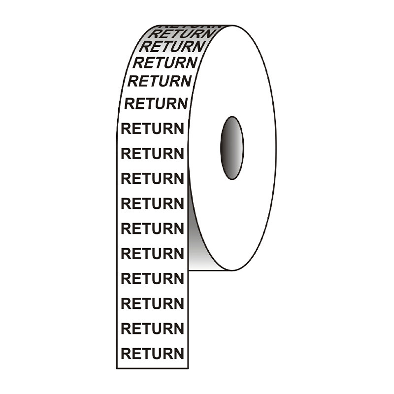 Centurion - 'RETURN' Pipeline Tape, Self-Adhesive Vinyl, Roll (50mm x 33m)
