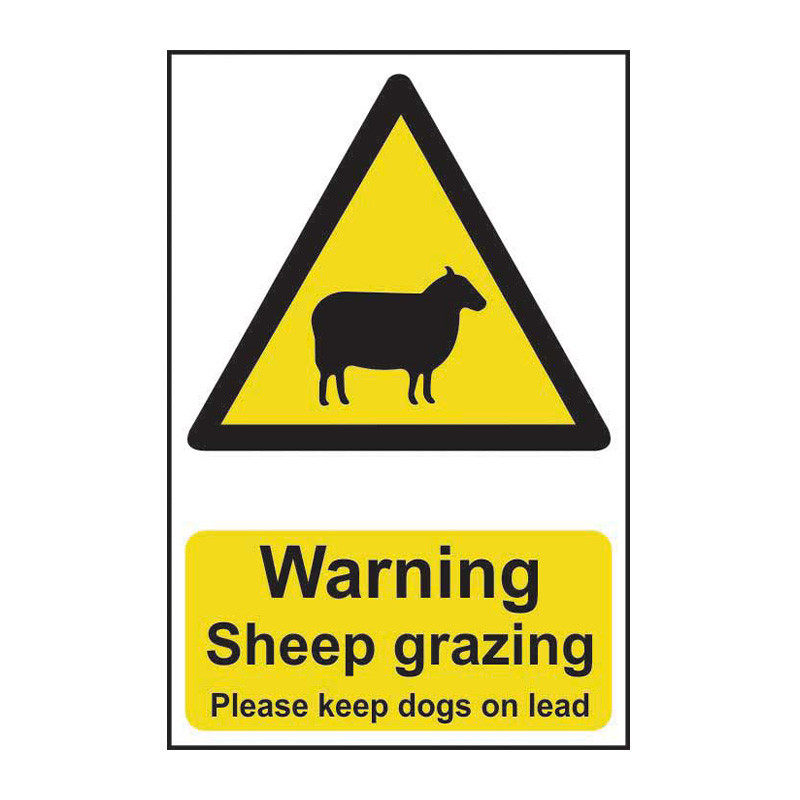 Centurion - 'Warning Sheep Grazing Please Keep Dogs On Lead' Sign ...