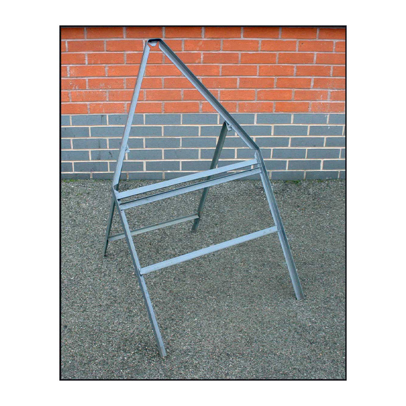 Centurion - Road Sign Stanchion with Supplementary Plate (750mm Triangle)