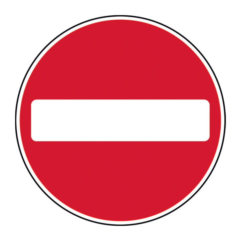 Centurion - 'No Entry' Road Sign, Aluminium Composite without channel ...