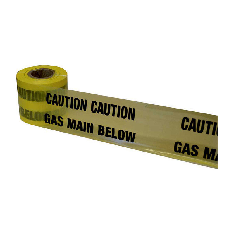 Centurion - 'Caution Gas Main Below' Underground Tape (150mm x 365mm)