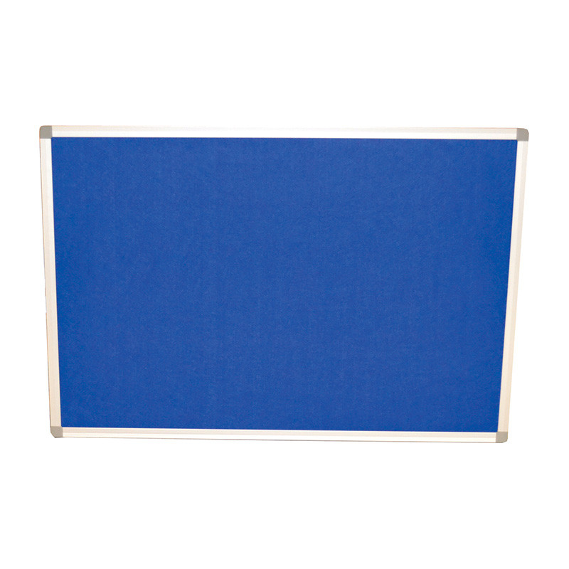 Centurion - Blue Pinboard, Silver Anodised Frame (900mm x 600mm)