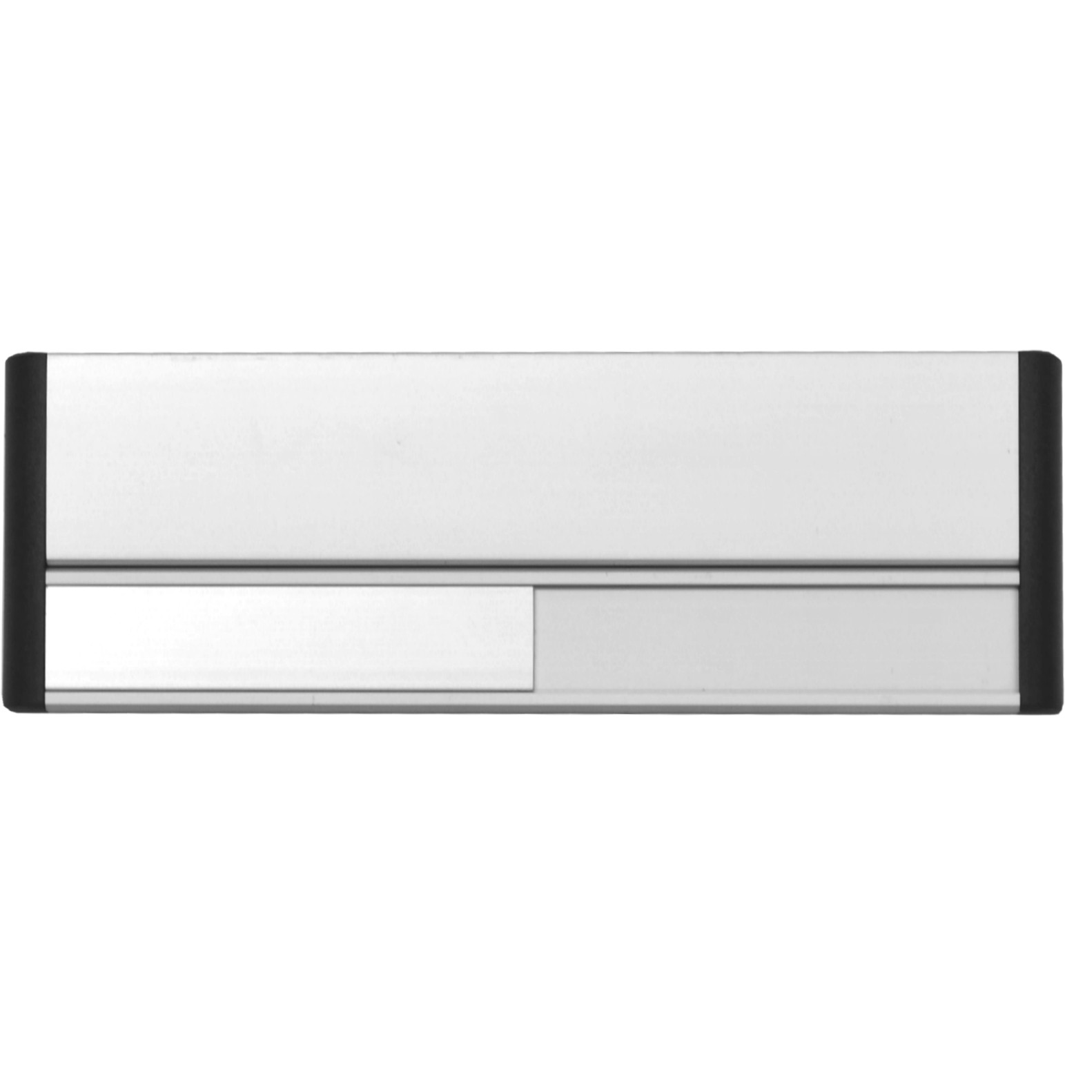 Centurion - Door Slider System, Silver Anodised With Black End Caps ...