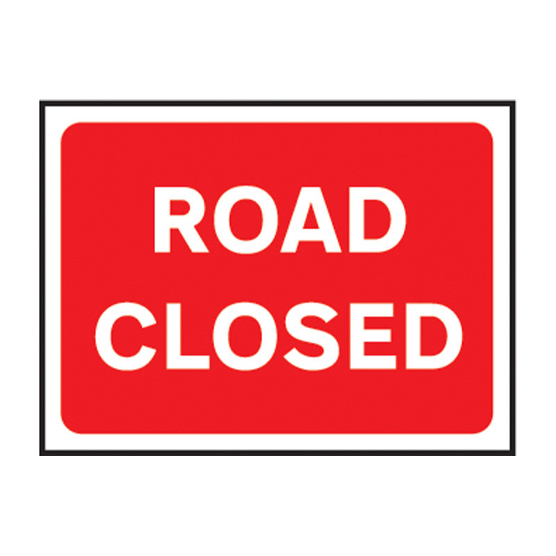 Centurion - 'Road Closed' Roll-Up Traffic Sign (1050mm x 750mm)