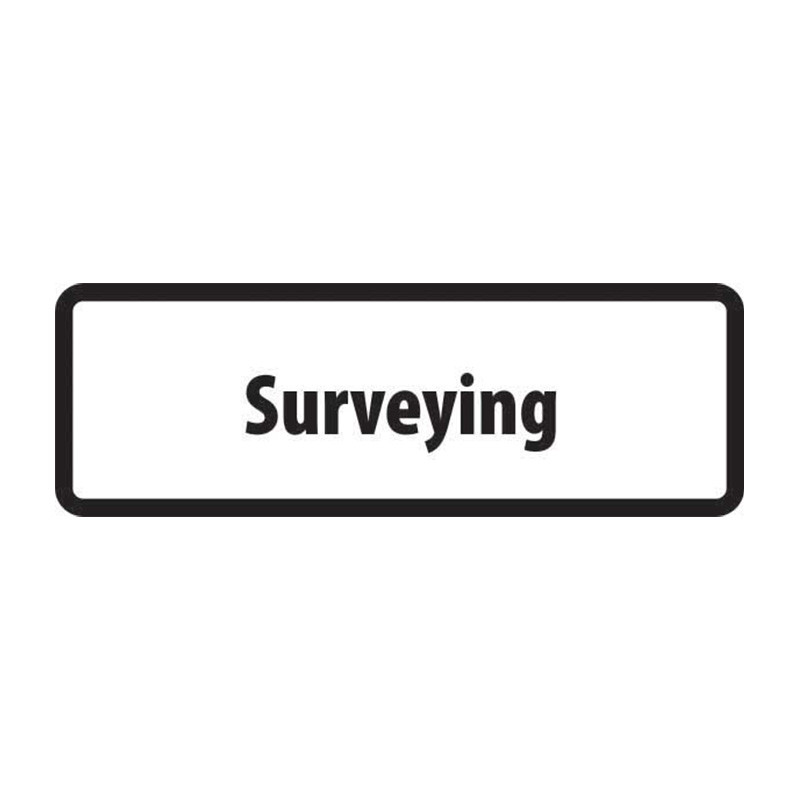 Centurion - 'Surveying' Supplementary Plate, Zintec (685mm x 275mm)