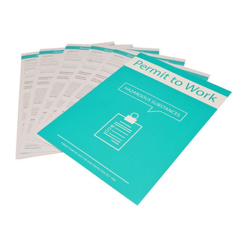 Centurion - Hazard Substances Permit To Work Forms, A4, (Pack of 10)