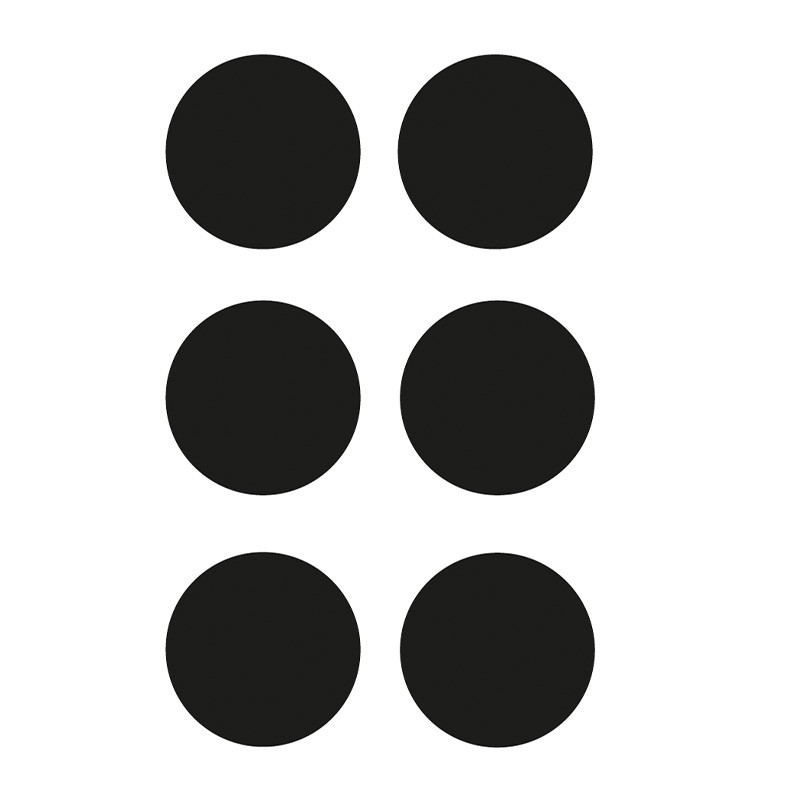 Centurion - 'Circle' Floor Signal, Black, (90mm dia) Pack of 100