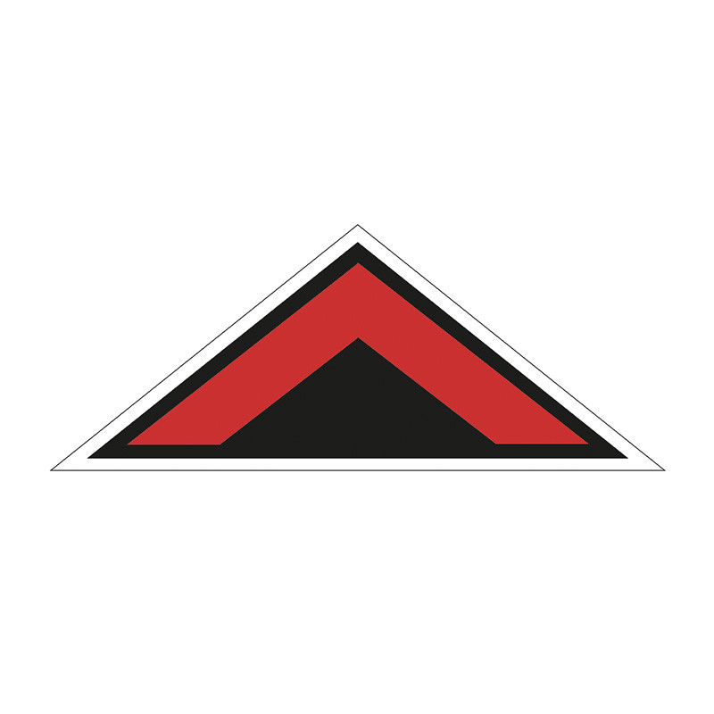 Centurion - 'Red Arrow Chevron Symbol' Floor Graphic (500mm x 200mm)