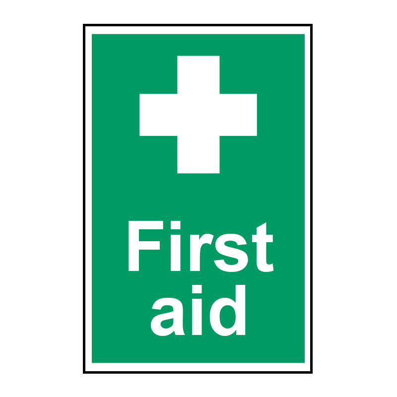 Centurion - First Aid - 1.2mm Recyclable PP (400 x 600mm)