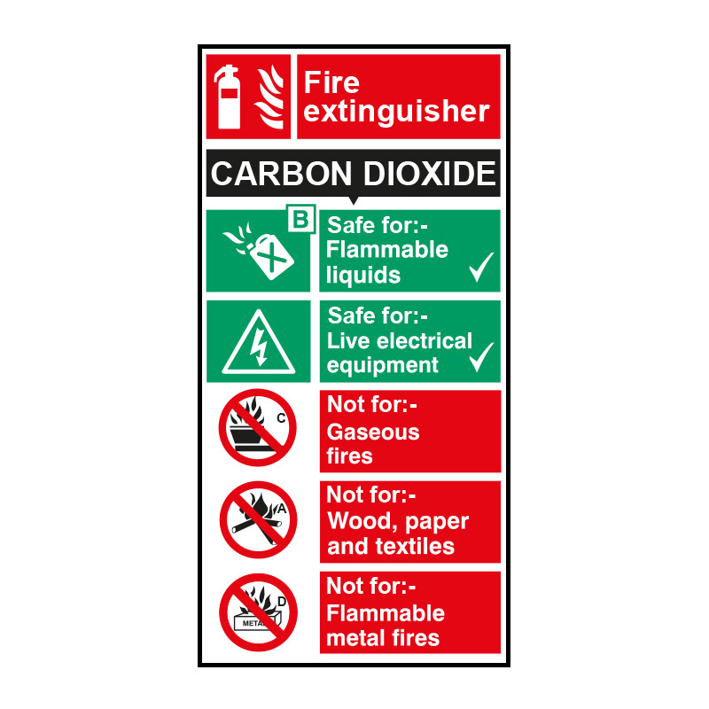 Centurion - Fire extinguisher: CO2 - SAV (100 x 200mm)