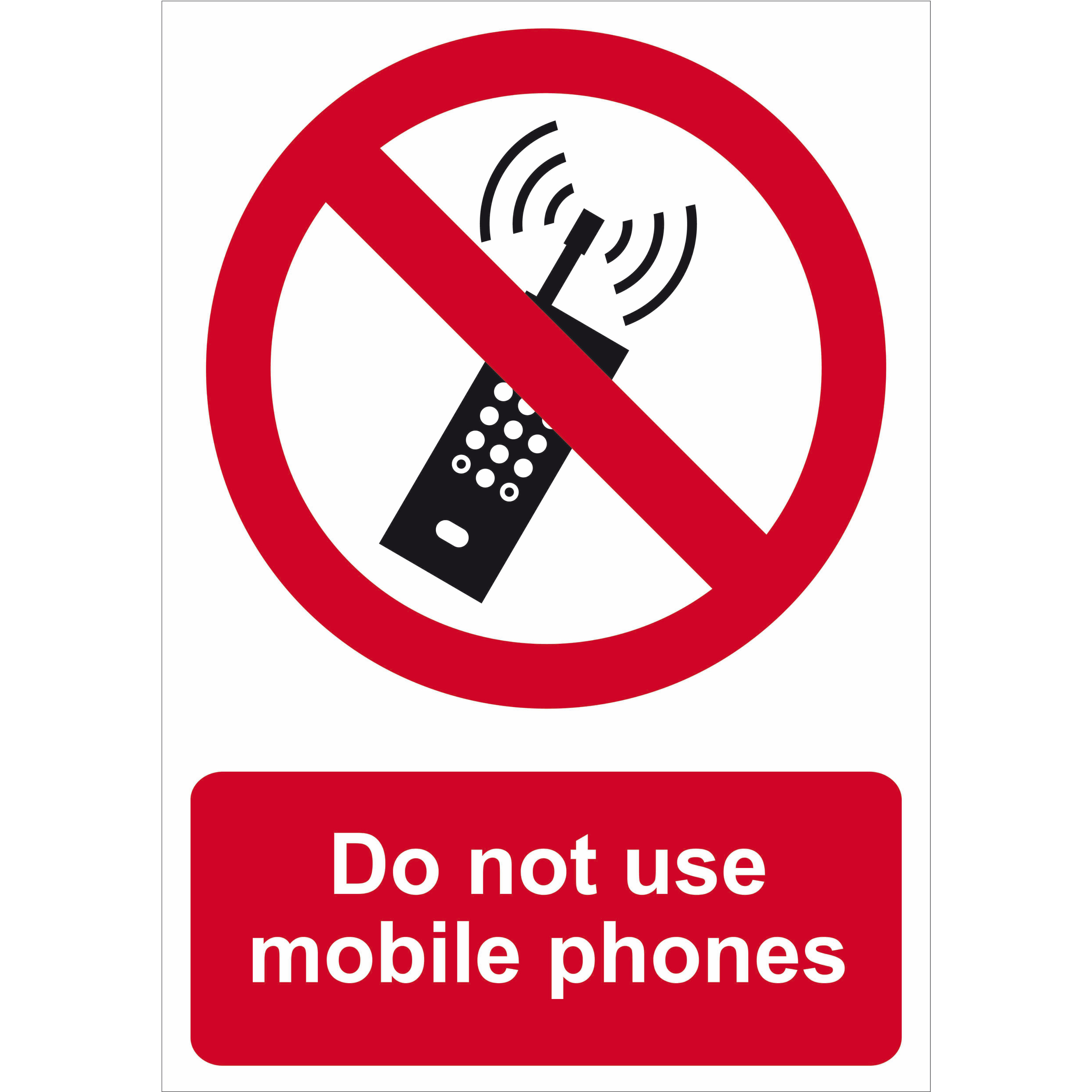 Centurion - Do not use mobile phones - SAV (148 x 210mm)