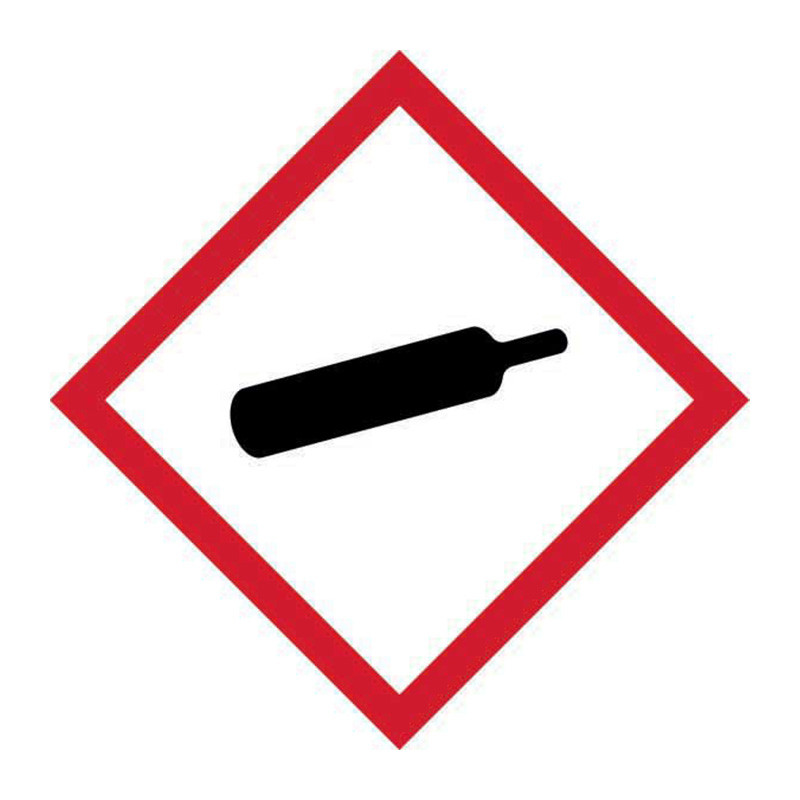Centurion - 'GHS Compressed Gas Symbol' Label, Self-Adhesive Vinyl ...
