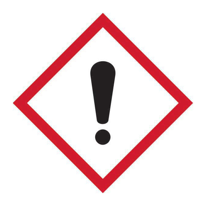 Centurion - 'GHS Irritant Symbol' Label, Self-Adhesive Vinyl, (100mm x ...