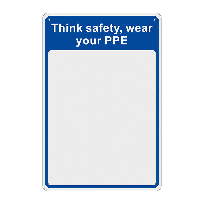 Centurion - 'Think Safety Wear Your PPE' Safety Mirror - (200mm x 300mm)