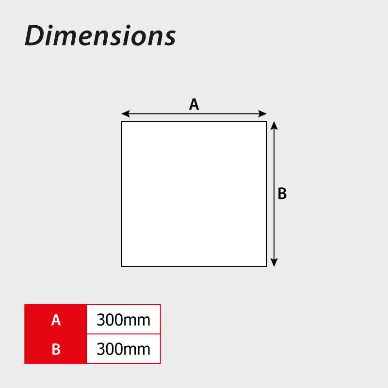 Centurion - Fire exit keep clear 1.2mm Recyclable PP (300 x 300mm)