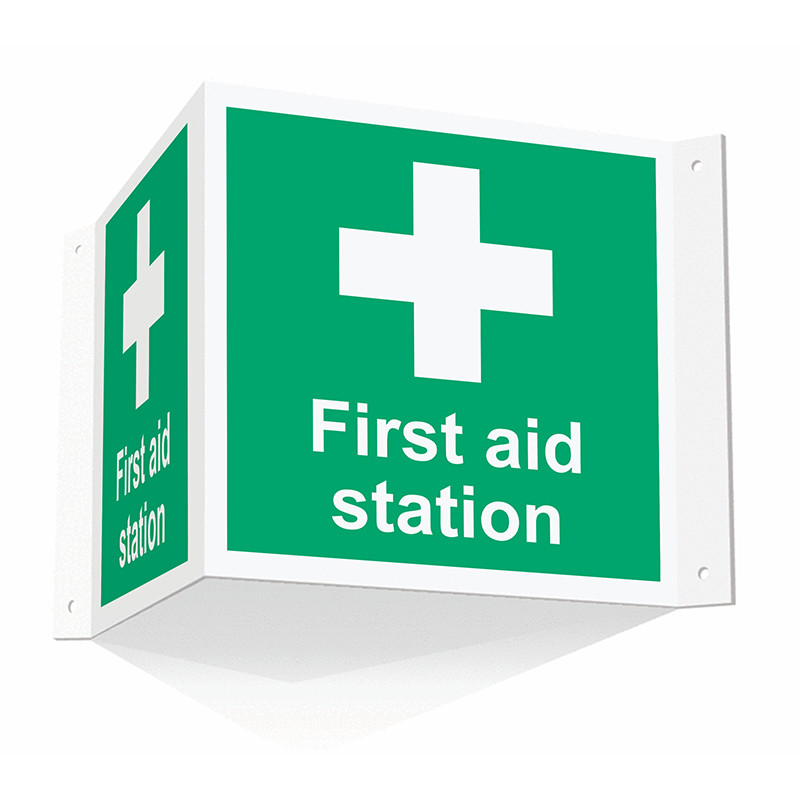 Centurion - First aid station (Projection sign) 1.2mm Recyclable PP ...