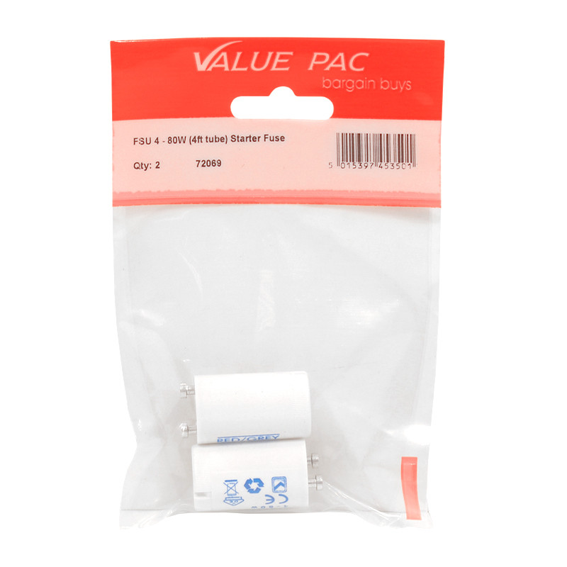 Centurion - Starter Fuse, FSU 4 - 65W (4ft tube)