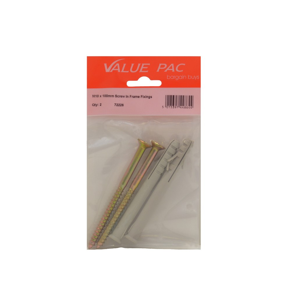 Centurion - M10 x 100mm Screw In Frame Fixing