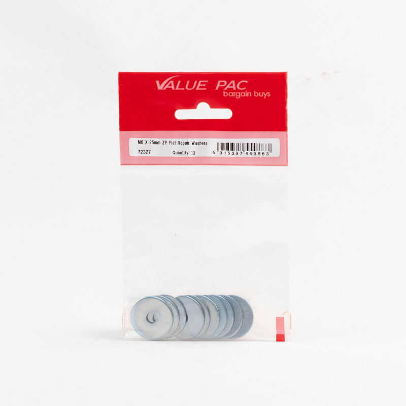 Centurion - M6 x 25mm ZP Flat Repair Washers