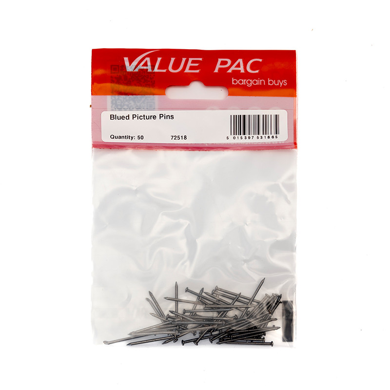 Centurion - Blued Picture Pins 50pk