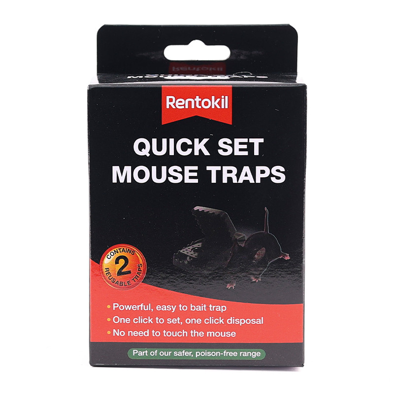 Centurion - Rentokil Quick Set Mouse Traps, Pack of 2