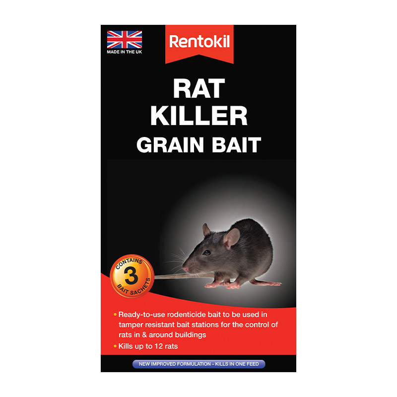 Centurion - Rentokil Rat Killer, Pack of 3