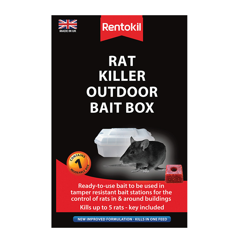 Centurion - Rentokil Rat Killer Outdoor Bait Box