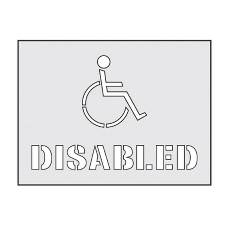 Centurion - 'Disabled' Stencil (800mm x 600mm)
